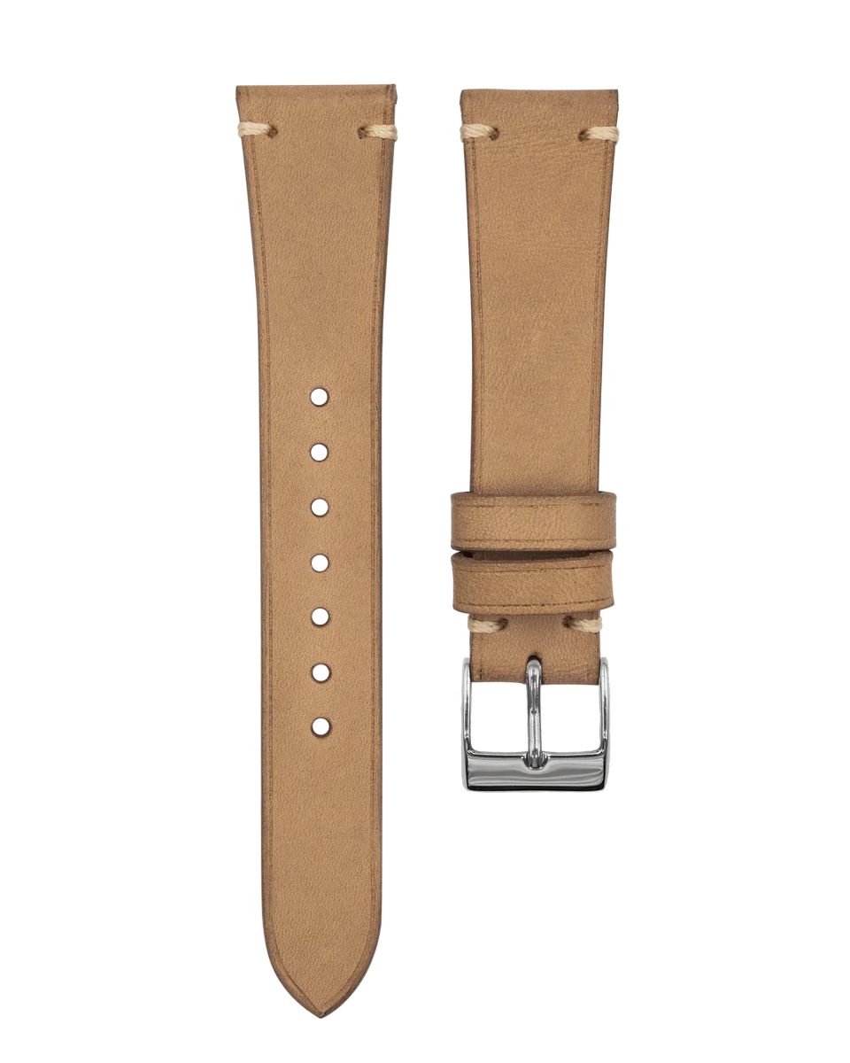 Point-Stitched Leather Strap – Strap Atelier